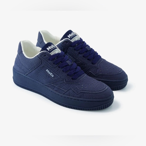 MoEa | Shoes | Navy Blue Moea Sneakers Gen Vegan Sneakers | Poshmark
